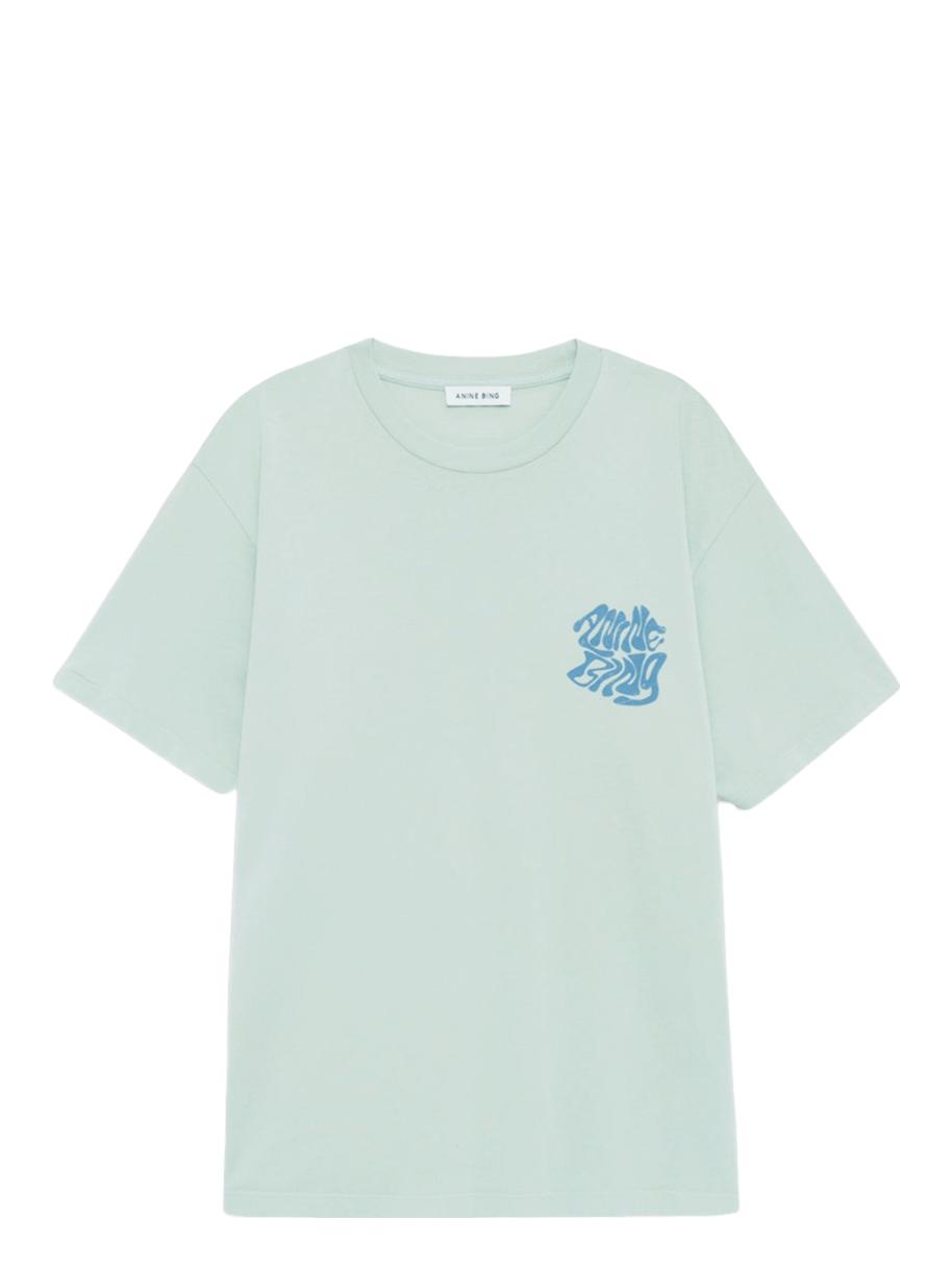 ANINE BING Anine Bing Short-Sleeved Cotton Blend T-Shirt with Graphic Prints